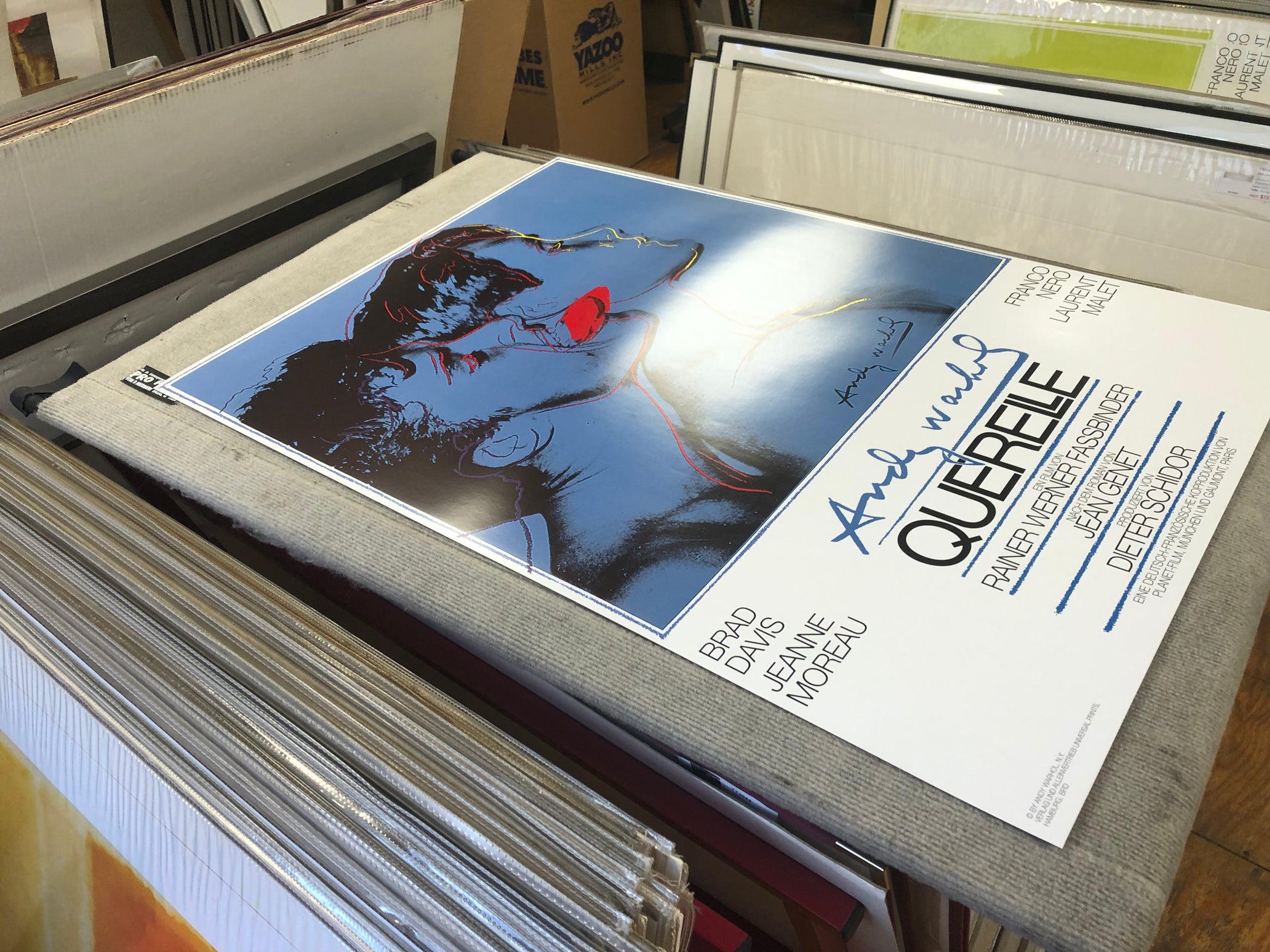 ANDY WARHOL Querelle Blue, 1983 – Art Wise Premium Posters